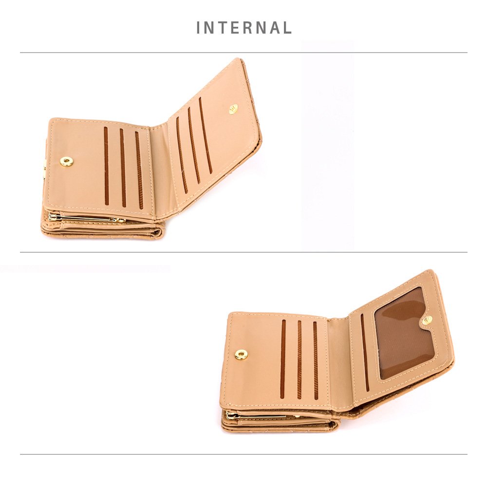 Wholesale Nude Coin Pursewallet With Gold Metal Work Agp1084